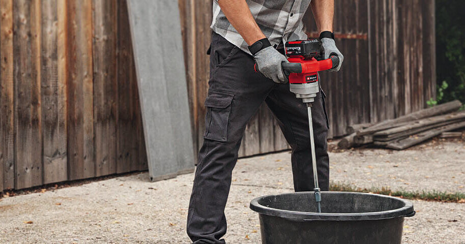 Practical mixers for mortar and paint | Einhell.fr